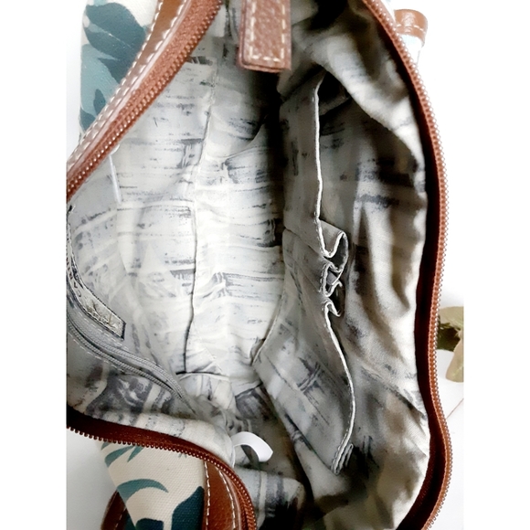 Caribbean Joe | Bags | Caribbean Joe Floral Ziptop Pocketed Satchel Bag ...